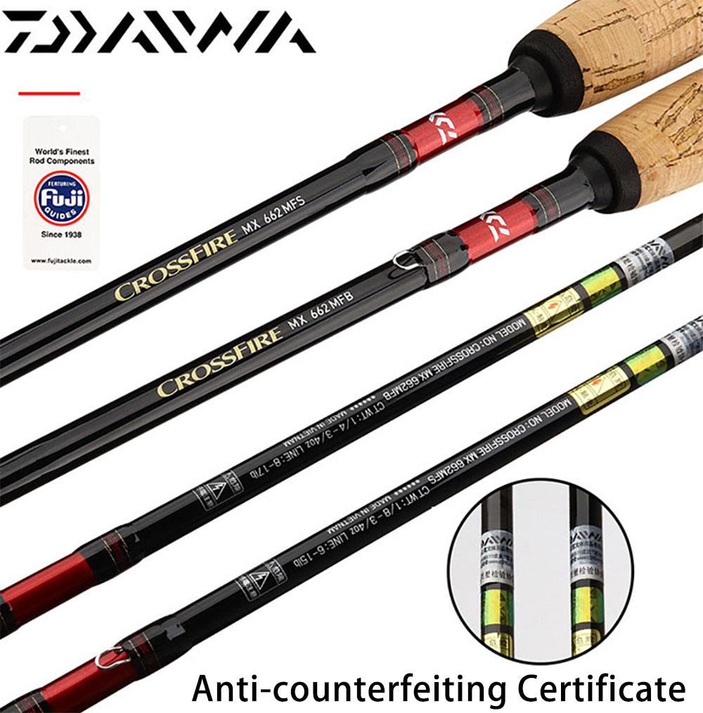 DAIWA CROSSFIRE MX Original FUJI Fishing Rod Long Thow Full Carbon ...