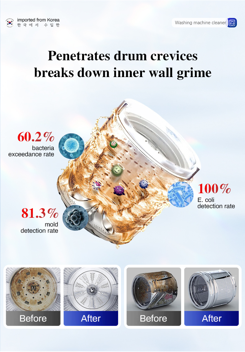 HOT SALE KOREA WASHING MACHINE CLEANER Washing Machine Cleaning Gel 12g ...