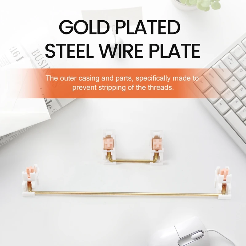 Plate Mount POM Stabilizer, 2U 6.25U Keyboard Snap-in Stabilizers ...