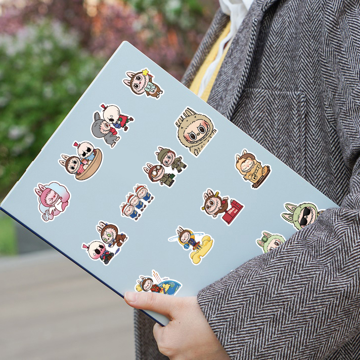 53Pcs Labubu sticker, king of islands, Cartoon, Riman Series Graffiti ...
