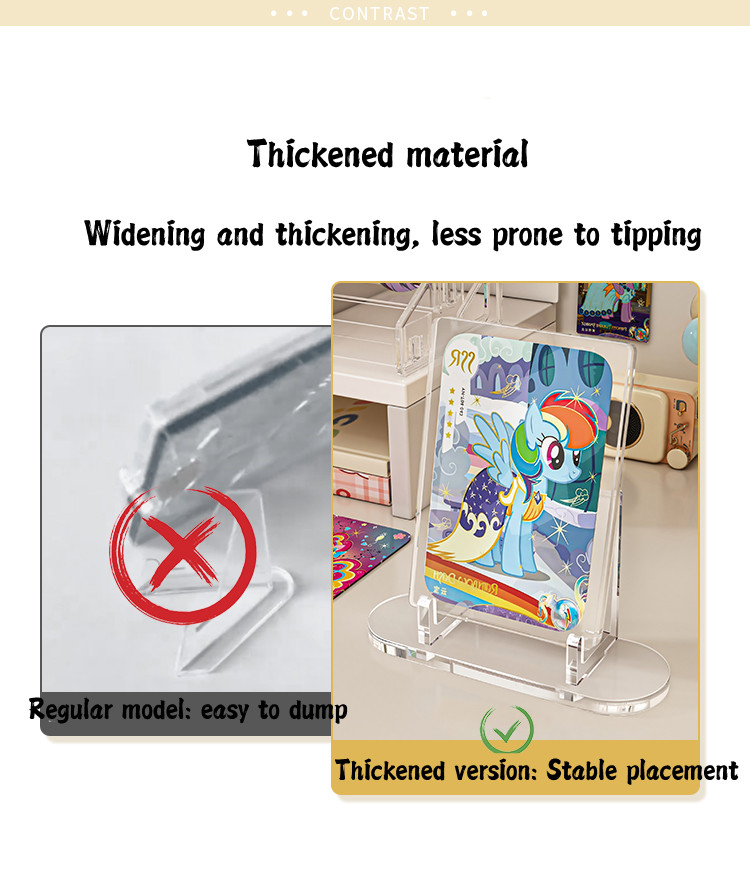 Badge Display Rack Badge Storage Rack Acrylic Bracket Peripheral Card ...