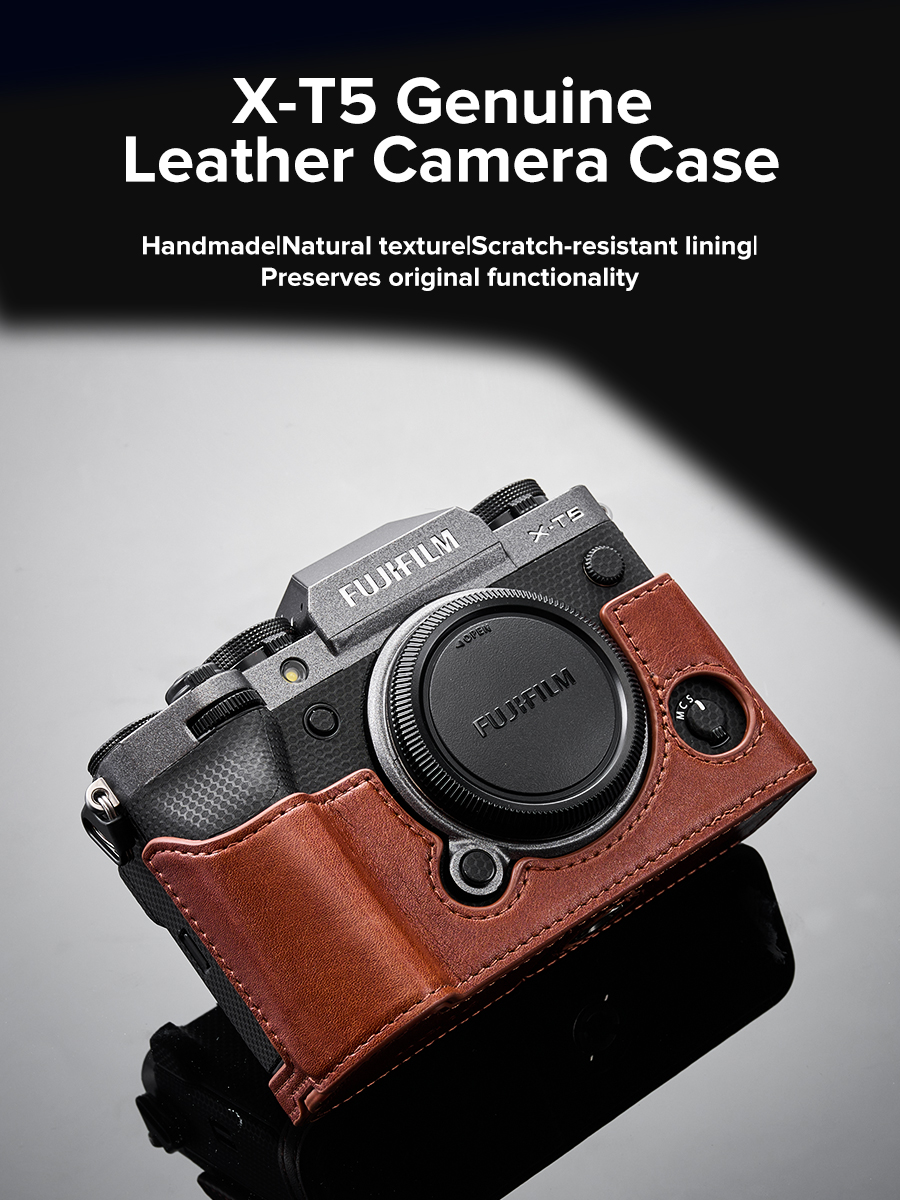 Llano Fuji XT5 Genuine Leather Camera Case Quality Leather Half Case ...