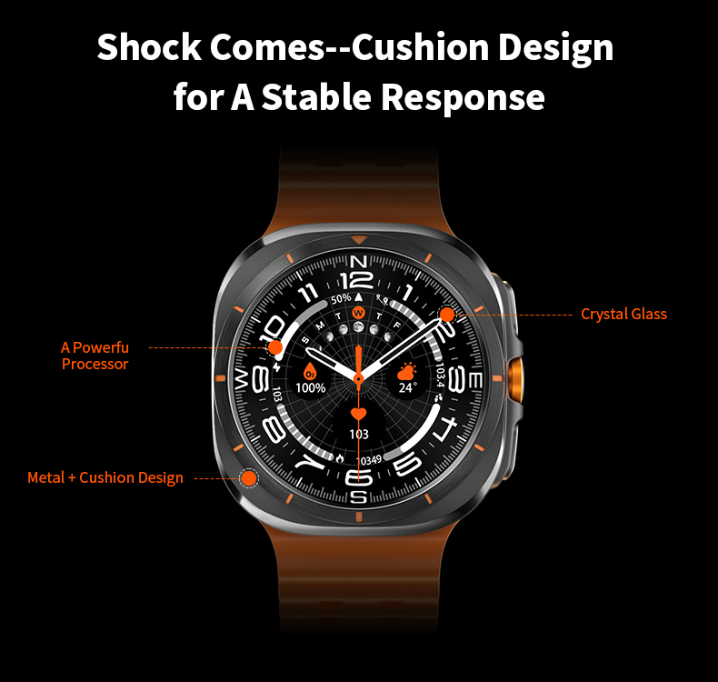 2024 New Galaxy Smart Watch 7 Ultra Men AMOLED Screen Multi-Function ...