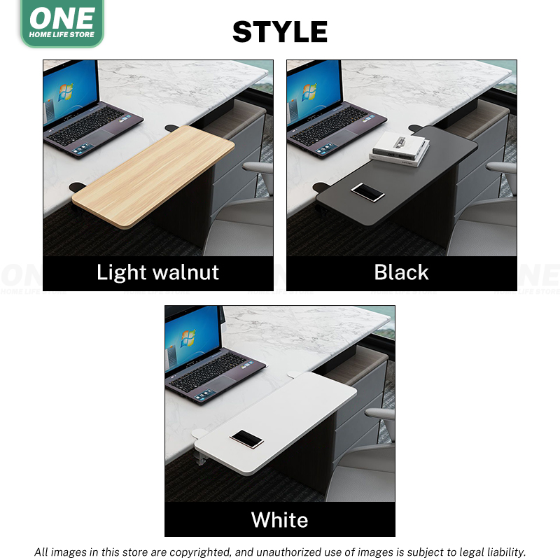 Desktop extension board no need drill extension computer desk extension ...