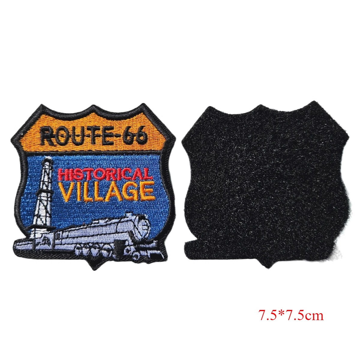 Custom Brand Logo 66 Route Embroidery Patches Iron On Sew On Harley ...