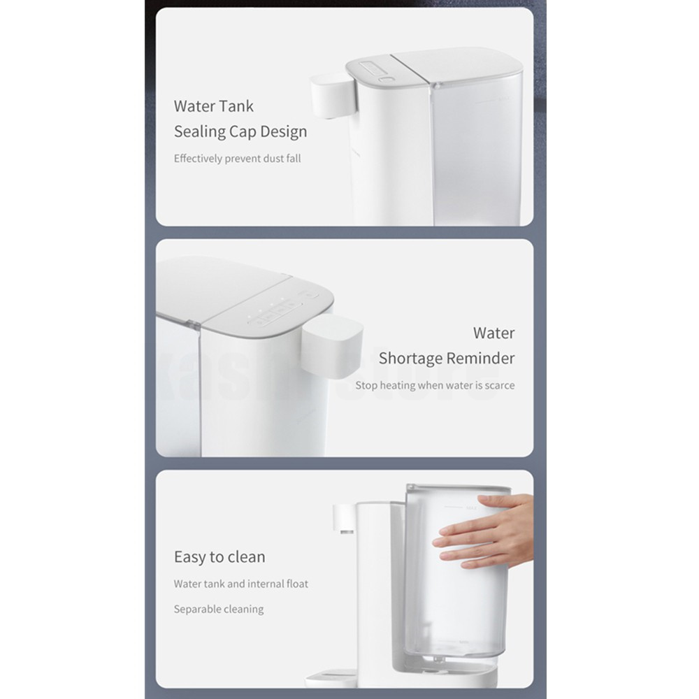【SG Stock】3L Water Dispenser Smart Instant Hot Heating Water Dispensers ...