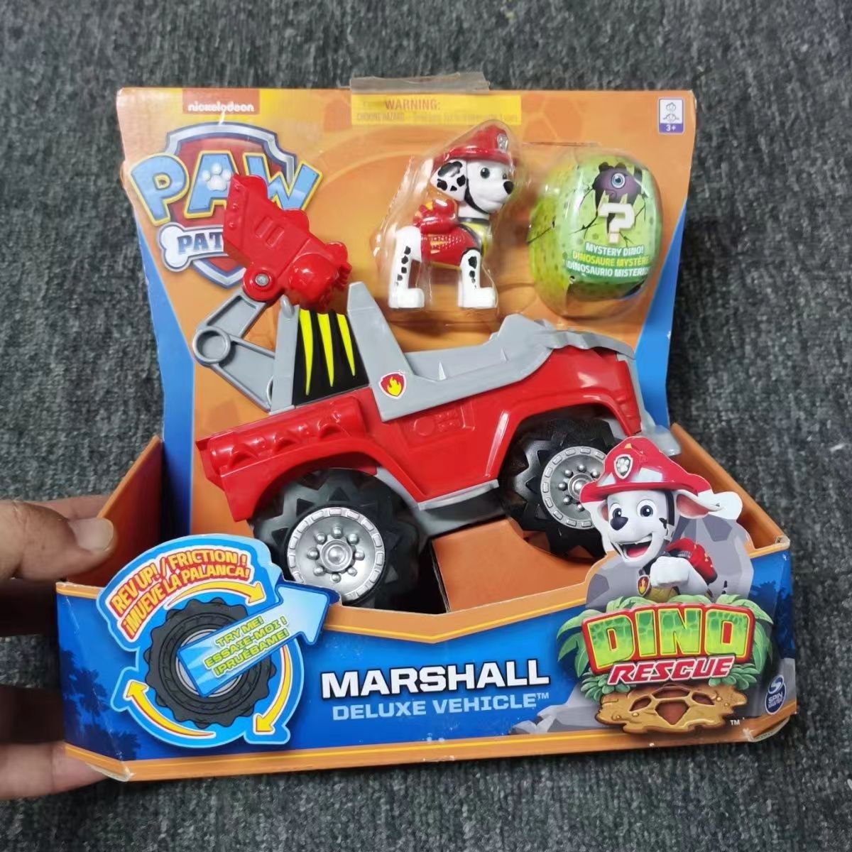 PAW Patrol Dino Rescue Marshall’s Deluxe Rev Up Vehicle with Mystery ...
