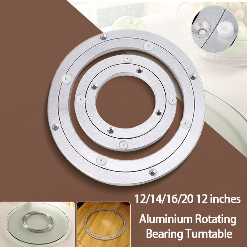 Aluminium Rotating Bearing Turntable Swivel Lazy Susan Dining Turntable ...