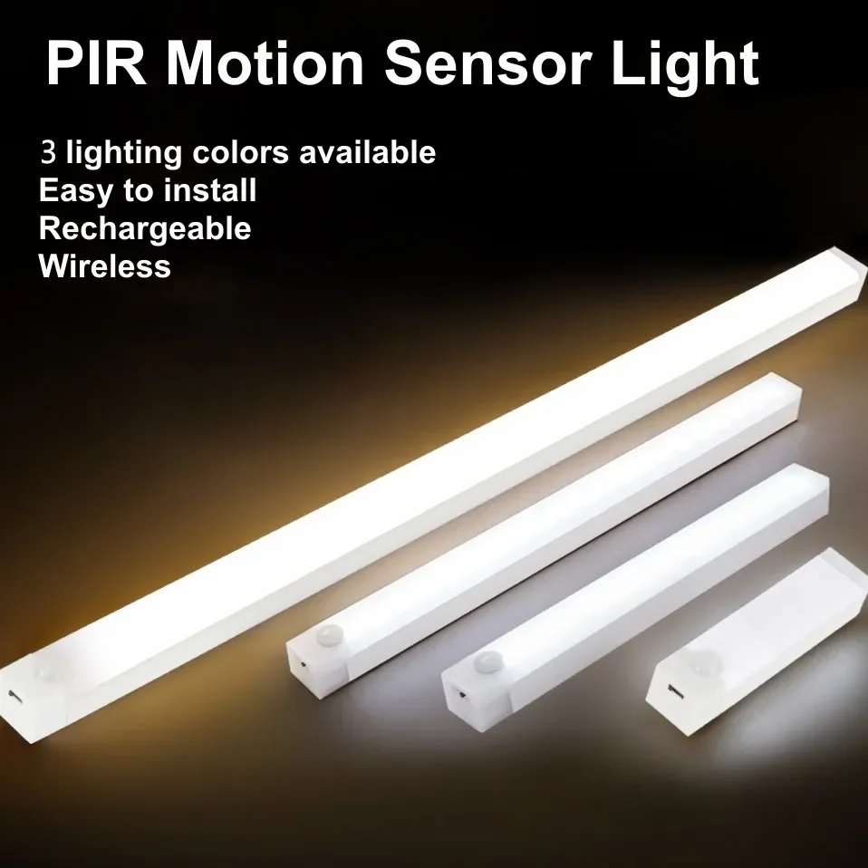 50CM wireless LED sensor light smart sensor light wardrobe bedroom ...