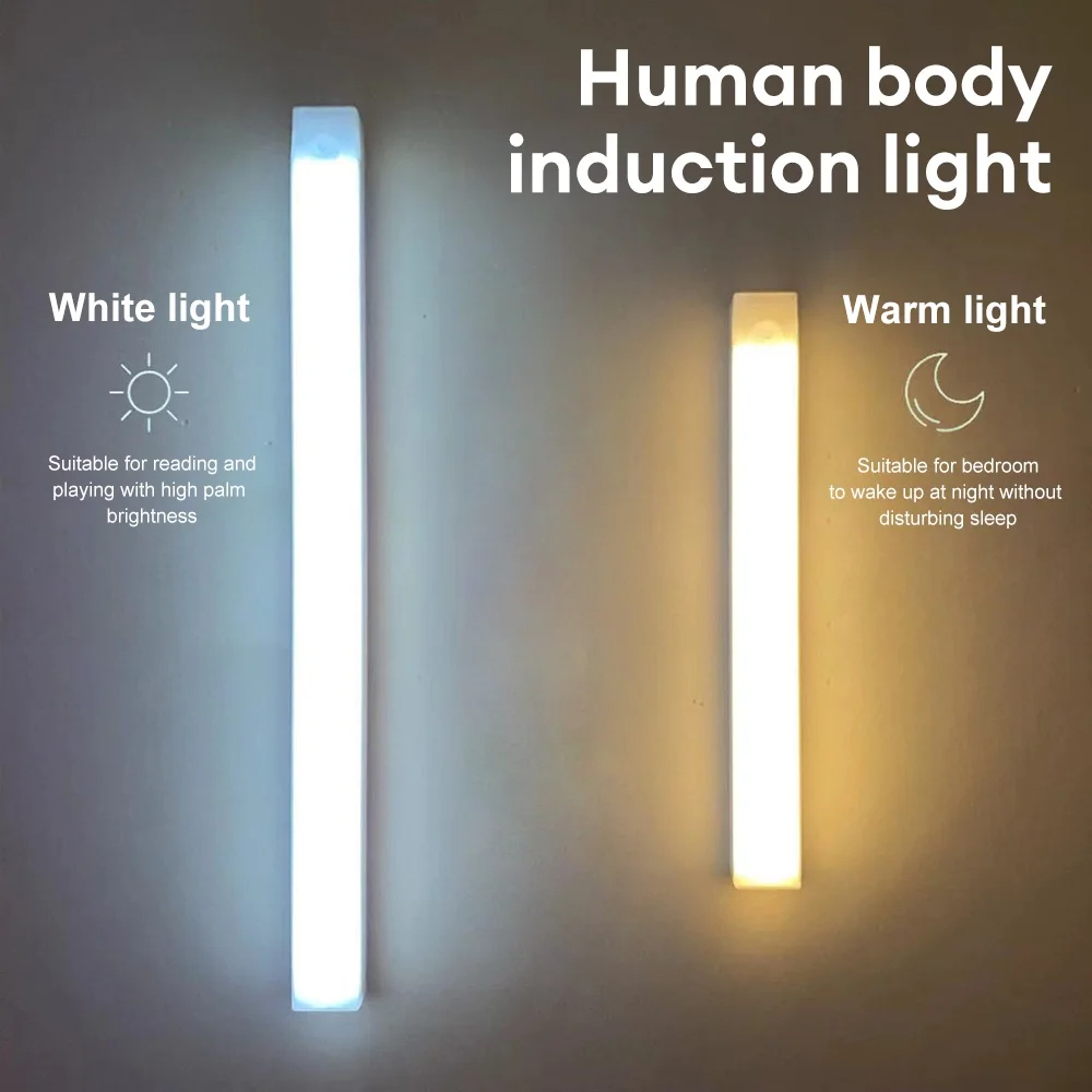 50CM wireless LED sensor light smart sensor light wardrobe bedroom ...