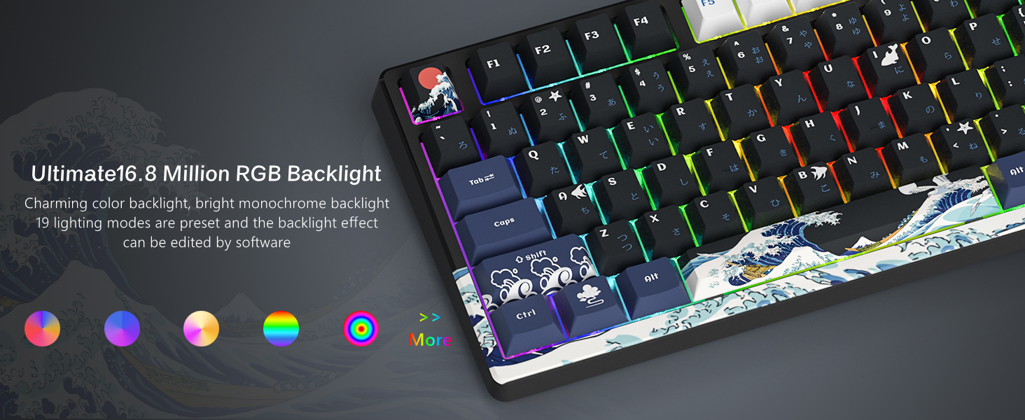 S-K80 Mechanical Gamer Keyboard with OLED Display Gasket Mechanical ...