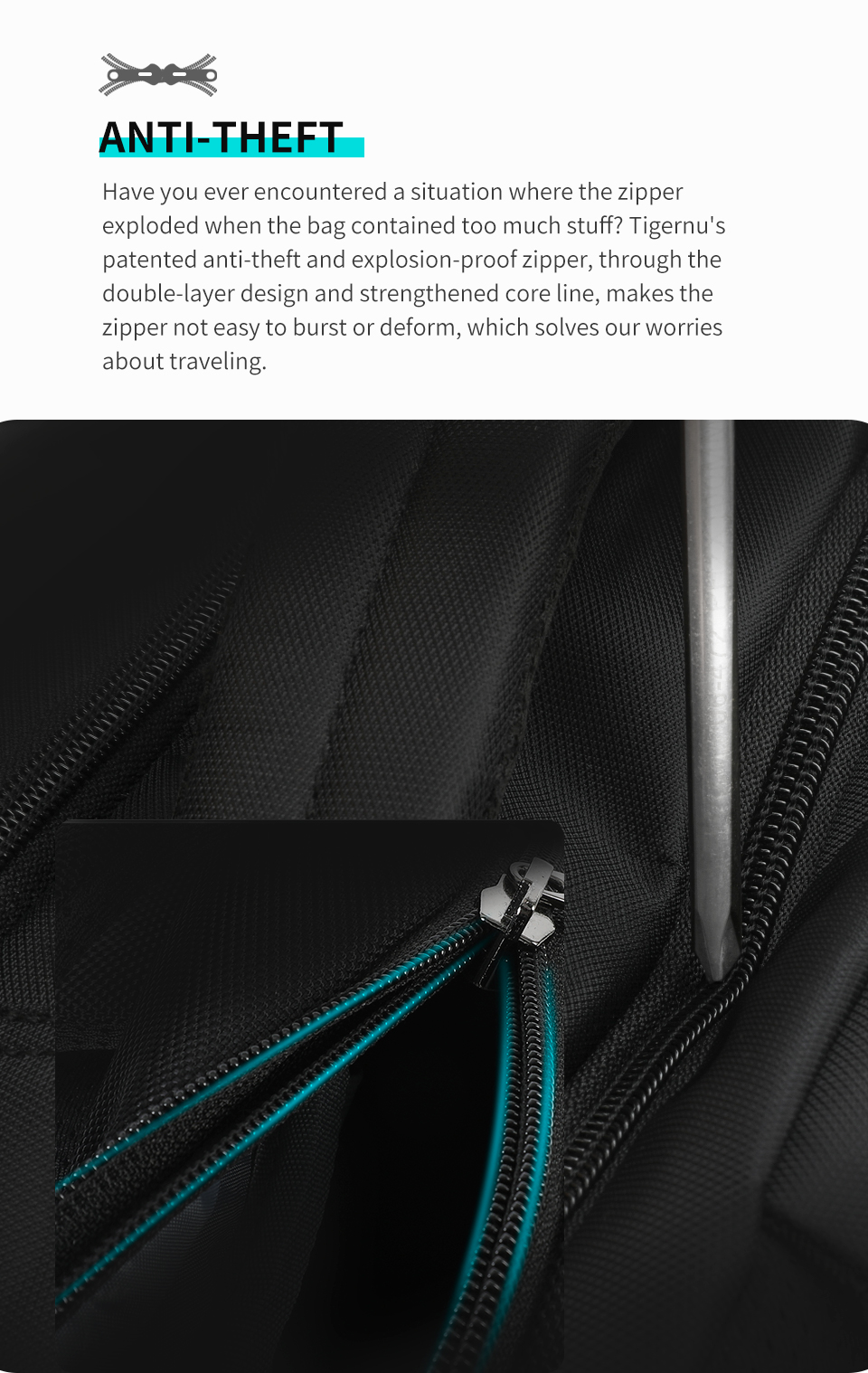 【Local Delivery】Tigernu 3105-4A Nylon Expandable Laptop Backpack ...