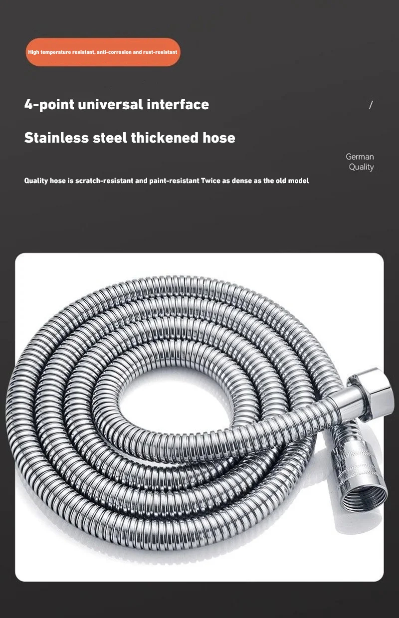 13CM Large Panel Nozzle 3 Modes Shower Head High Pressure Water Massage ...