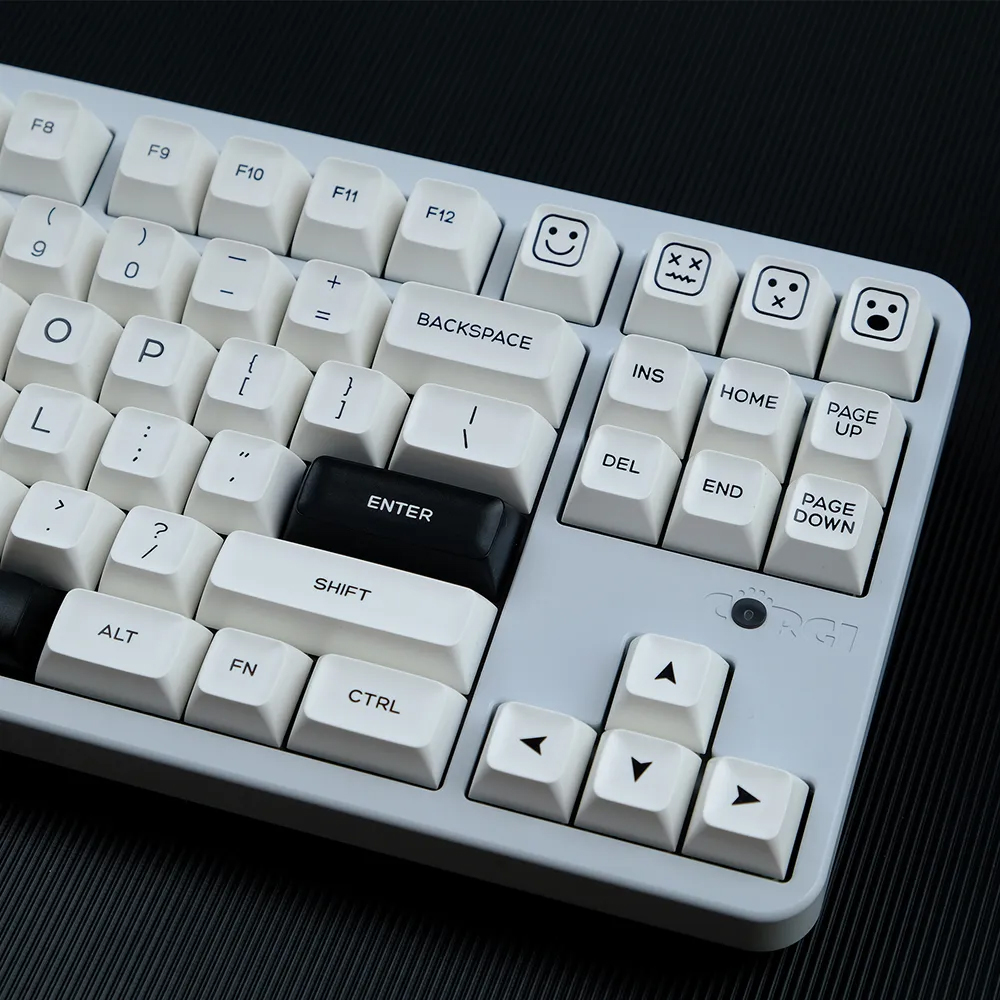 White Marble Keycap Similar SA Profile PBT Double Shot Mechanical ...