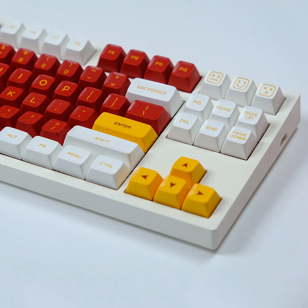 White Marble Keycap Similar SA Profile PBT Double Shot Mechanical ...