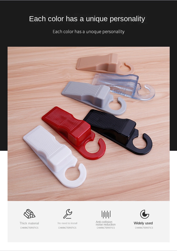 1pc PVC door stopper, windproof rubber door stopper, practical door ...