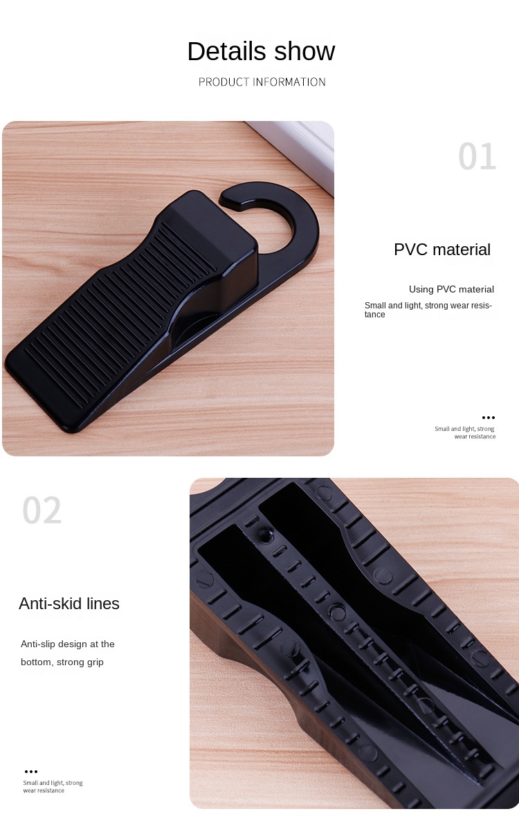 1pc PVC door stopper, windproof rubber door stopper, practical door ...