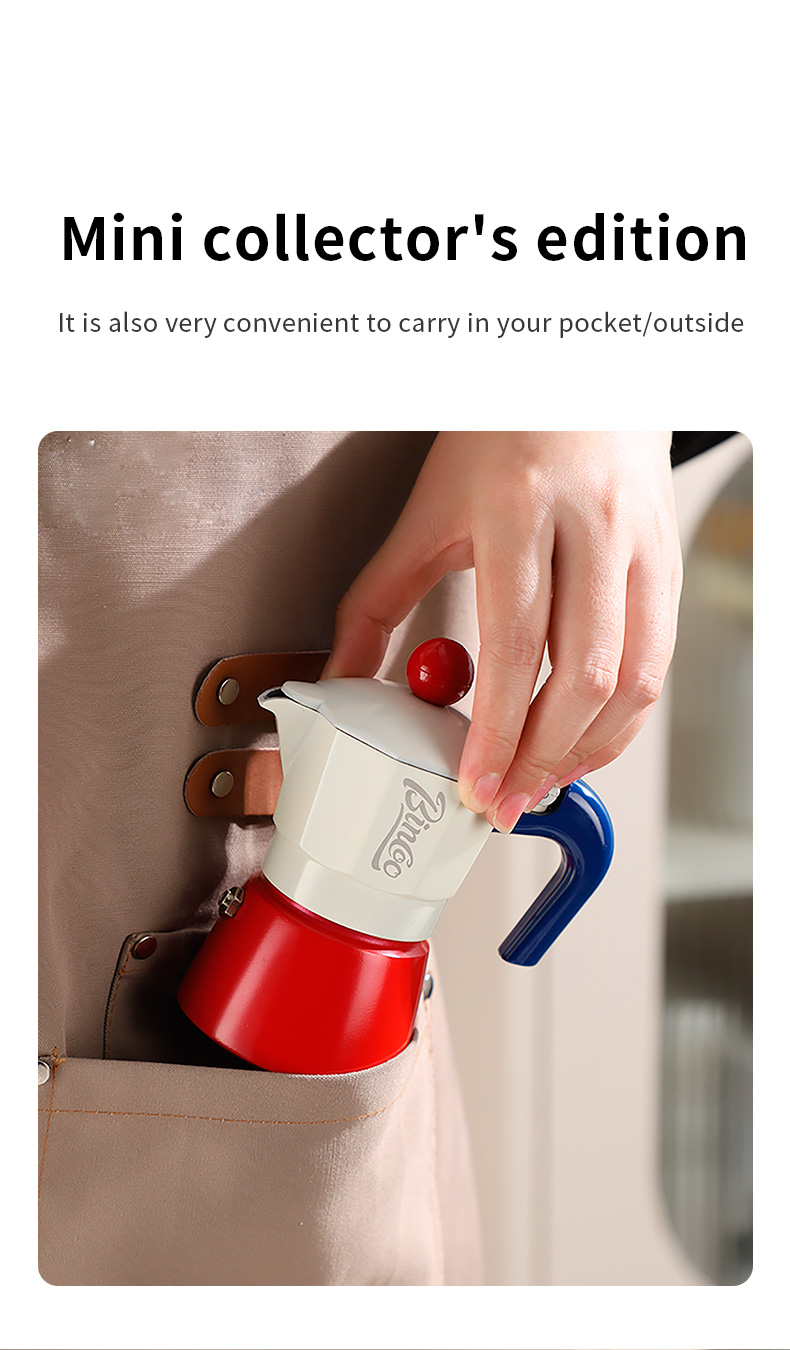Bincoo Moka Pot Set Home Single Valve Espresso Pot Small Mini Coffee ...