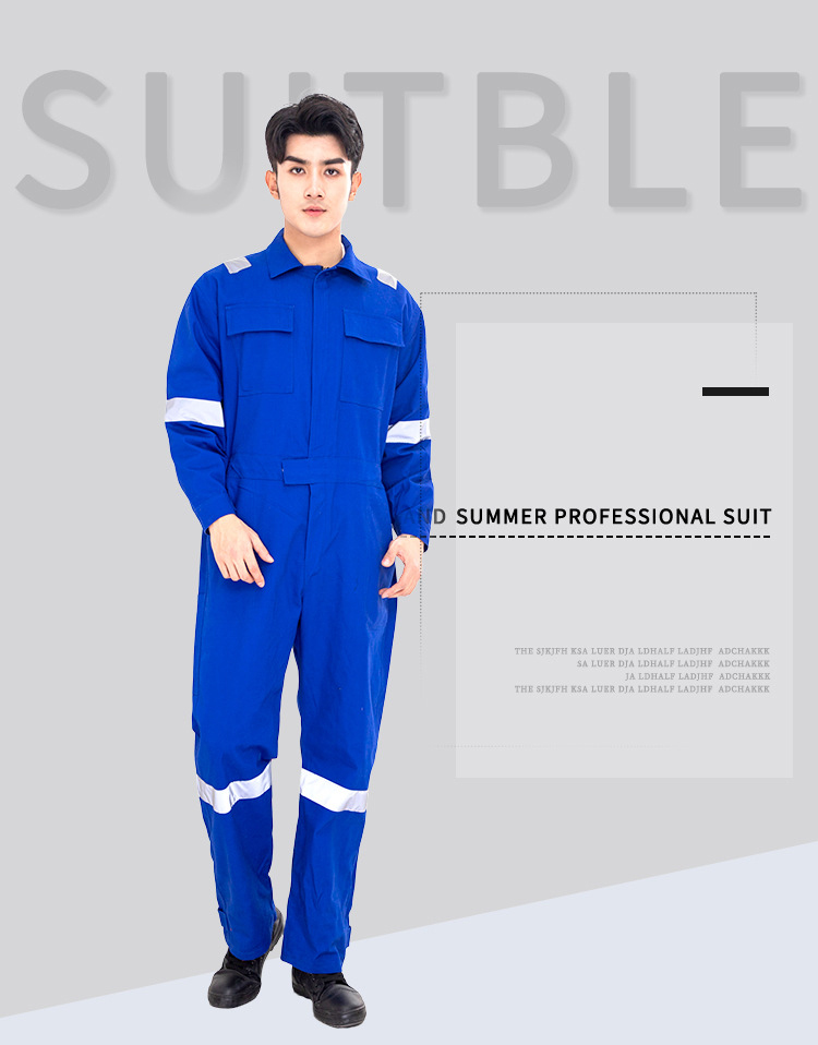 Work Coveralls Uniform Unisex Working Coveralls Welding Suit Auto Car ...