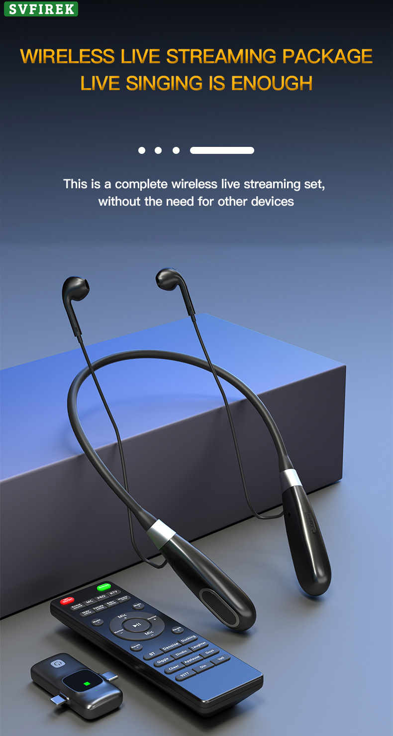 Wireless Live Streaming Earphone Bluetooth Earphones Live Broadcast ...
