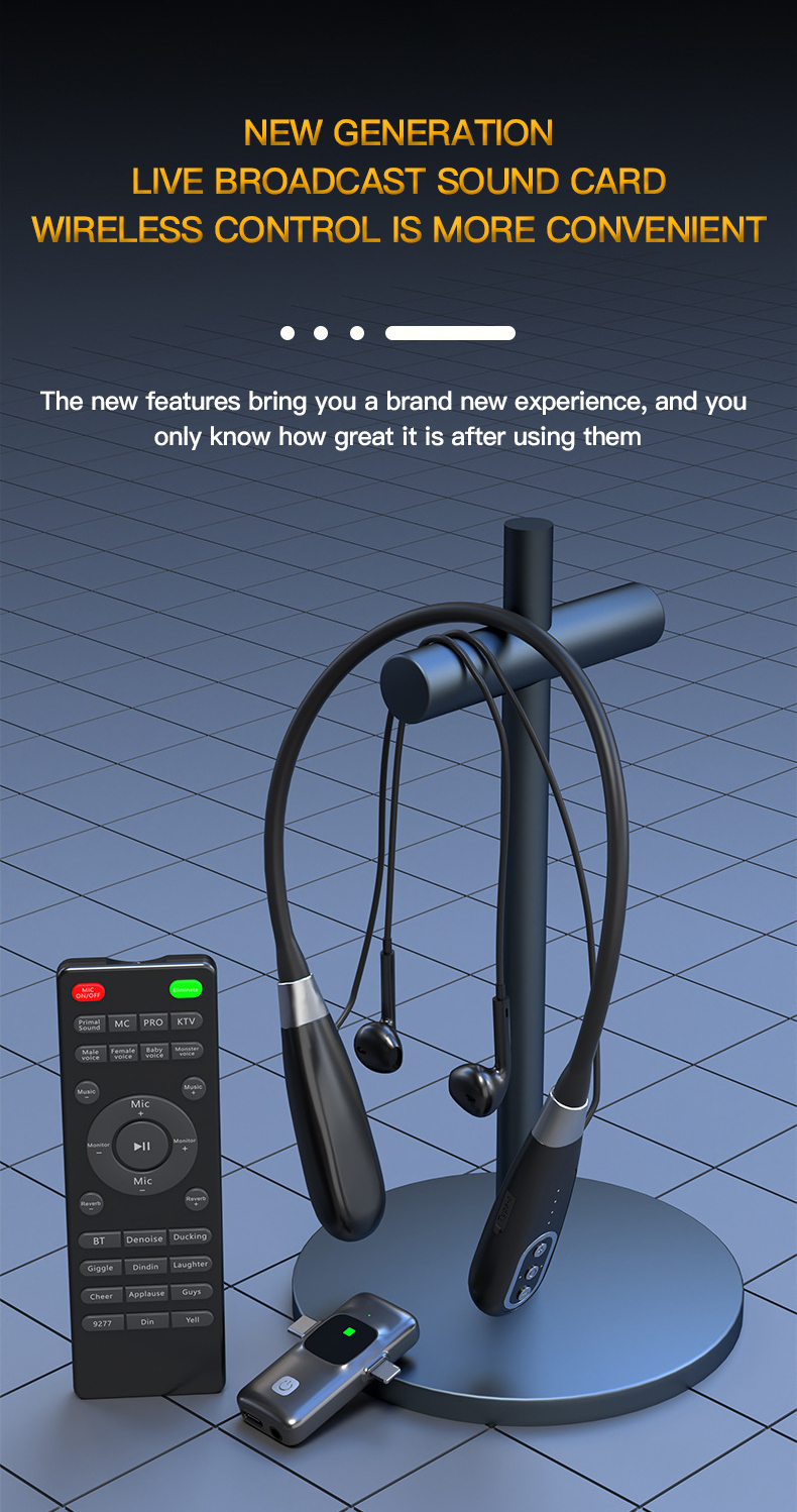 Wireless Live Streaming Earphone Bluetooth Earphones Live Broadcast ...