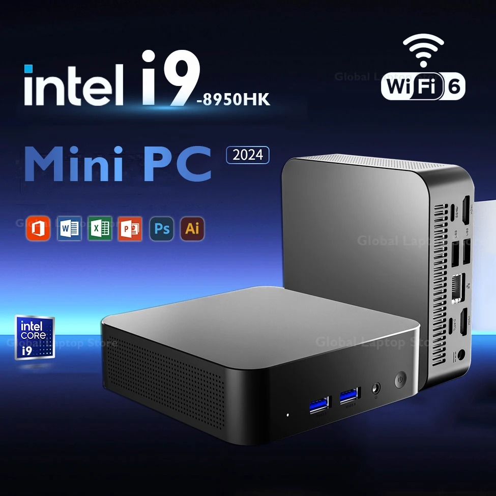 【Free warranty ]2025 Portable Mini PC Gamer Intel Core i9 8950HK ...