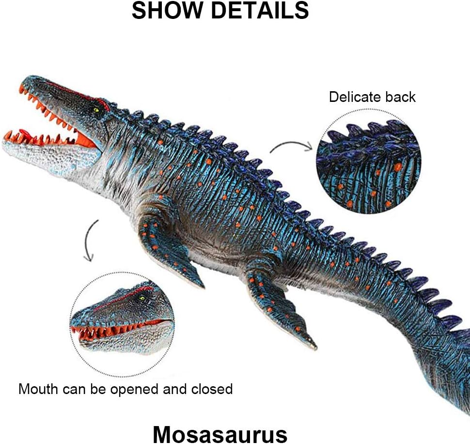 Simulation dinosaur model underwater Mosasaur sea king Mosasaur plastic ...