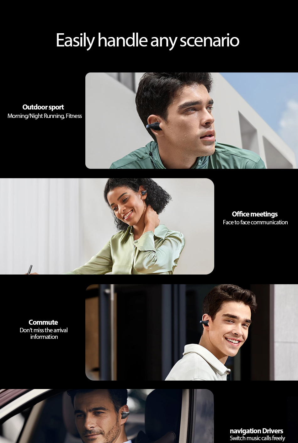 Monster Open Ear 200 Ear Clip Earphone Blutooth Earphone Headphone ...