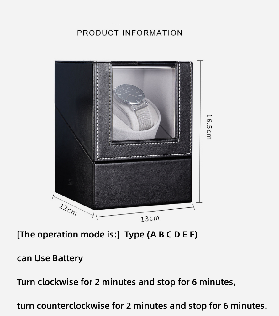 【SG STOCK】Watch Winder Box Automatic Winding Luxury Watches Storage ...