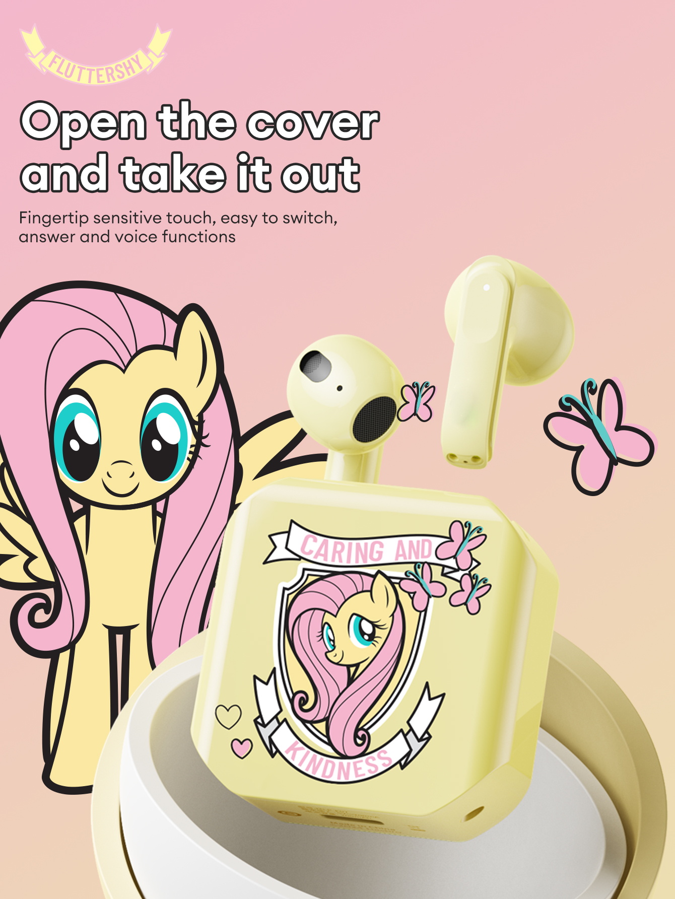 Disney MLP-E07 Bluetooth Earphone Fashionablecolor Matching HIFI With ...