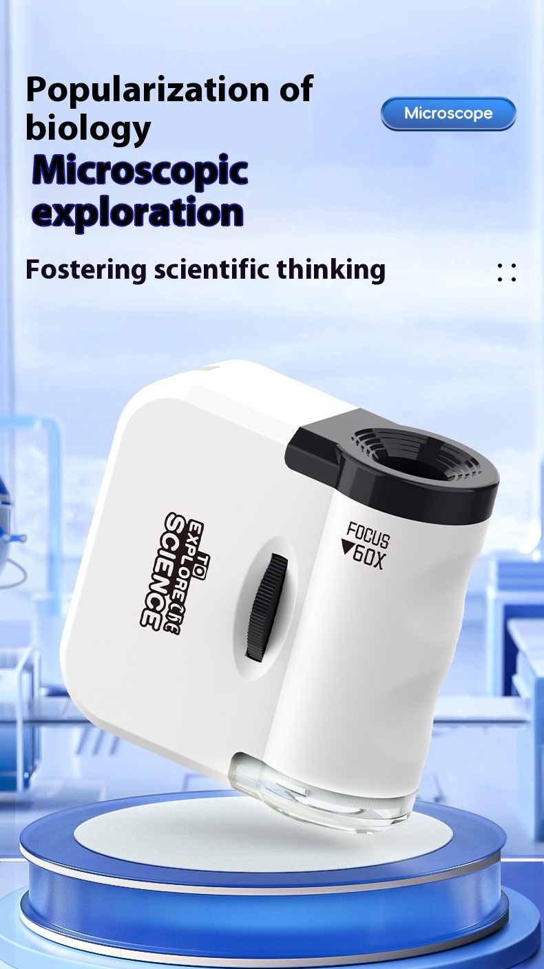 New Micro Microscope Student Version Small Portable Portable Handheld ...