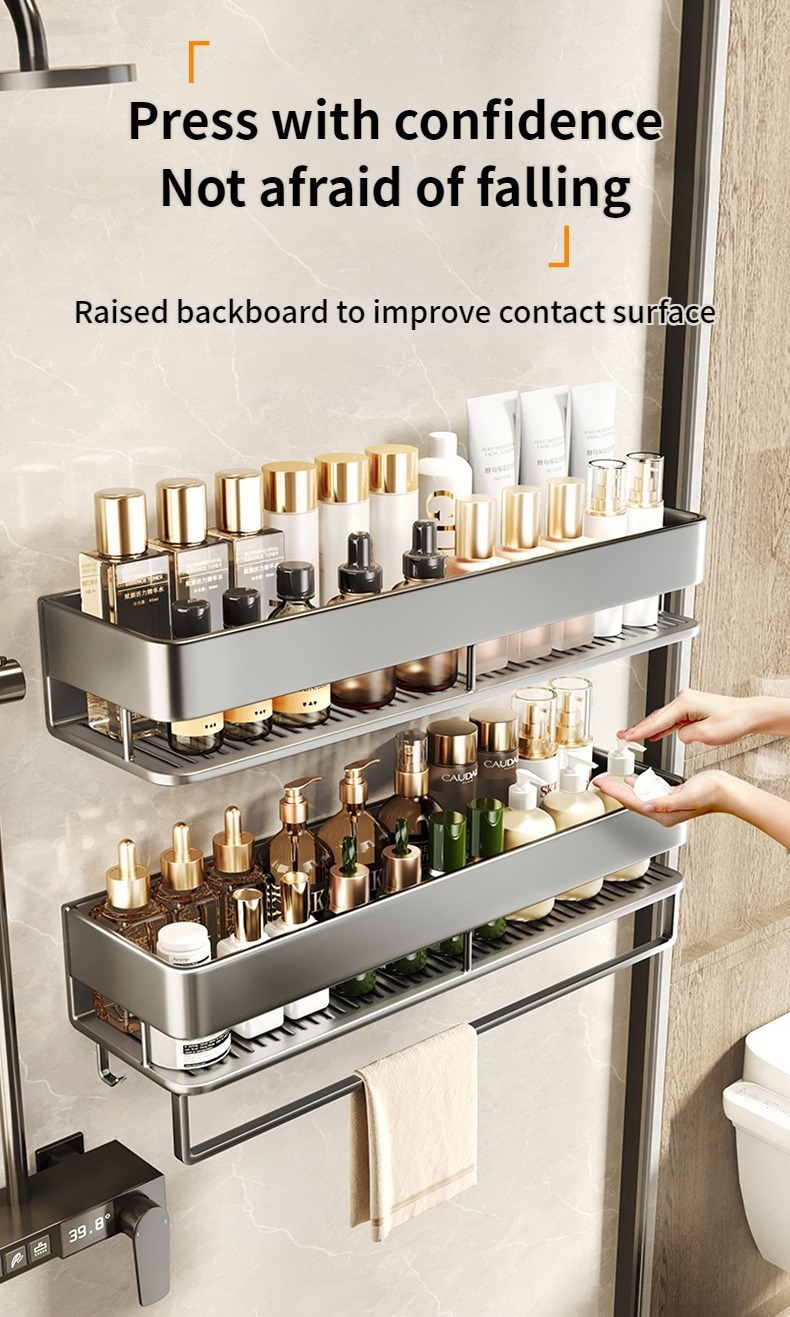 [SG Seller] YUN JIE YA Detachable Rack Holder Bathroom Shampoo Shelves ...