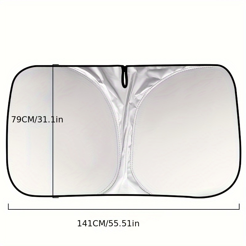 Car Interior Sunshade UV Protection Front Window Windshield Cover ...