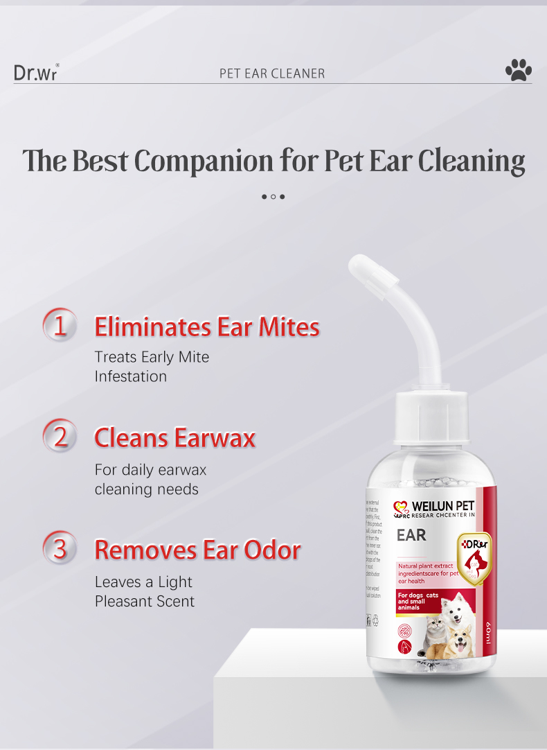 Pet Ear Cleaner - Ear cleaning solution For dogs and cats - Ear Drops ...