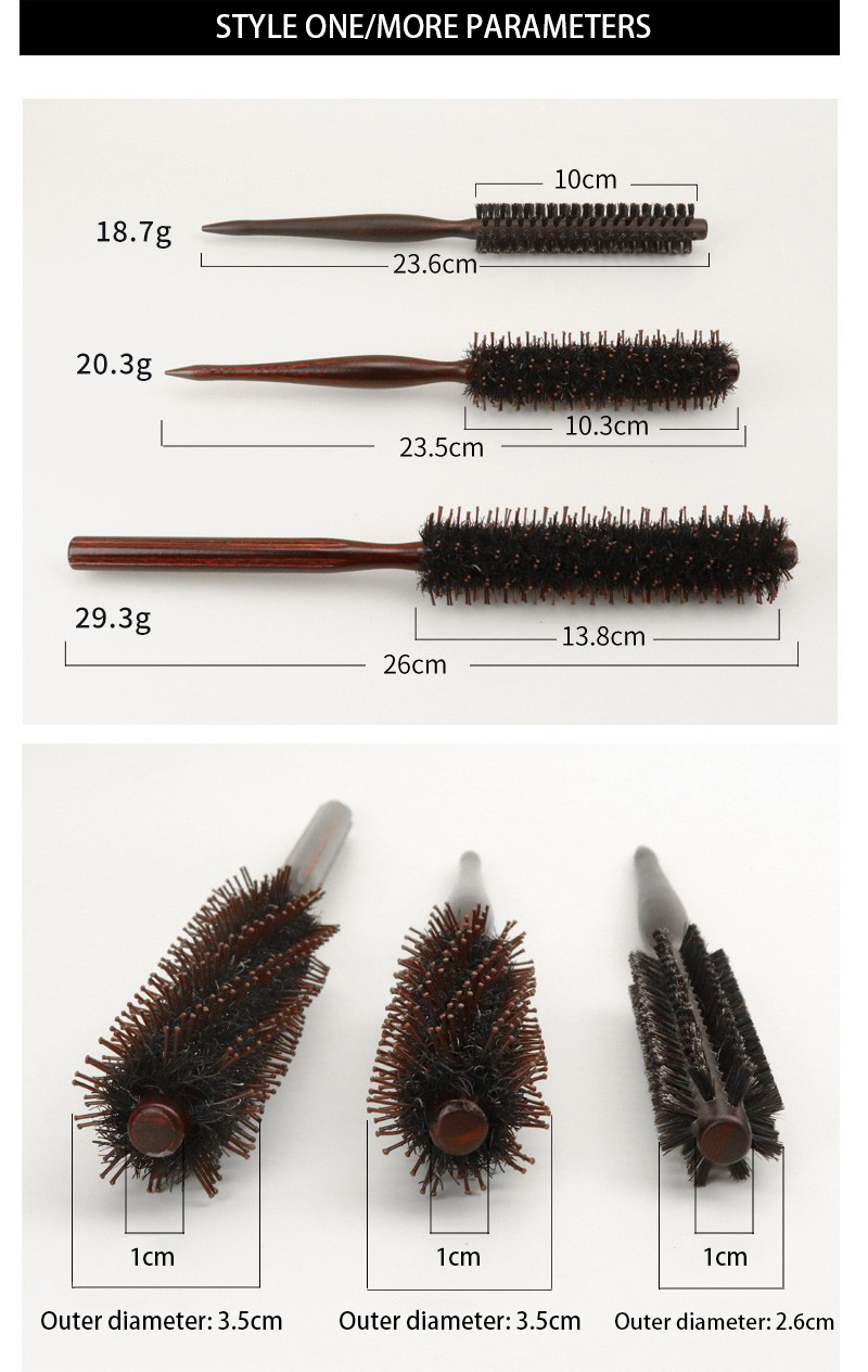 Hot selling small roll comb, ultra-fine curly hair comb, bangs, fluffy ...