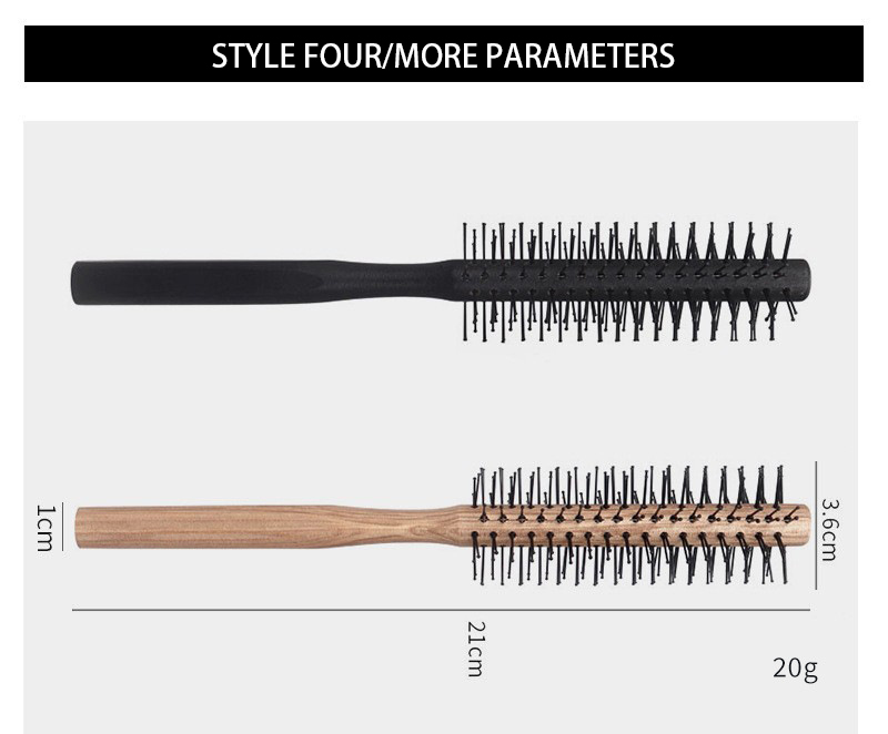Hot selling small roll comb, ultra-fine curly hair comb, bangs, fluffy ...
