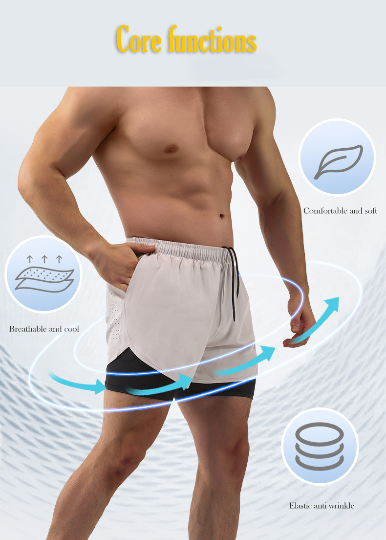Professional Marathon Racing Running Shorts Men's with Phone Pouch ...