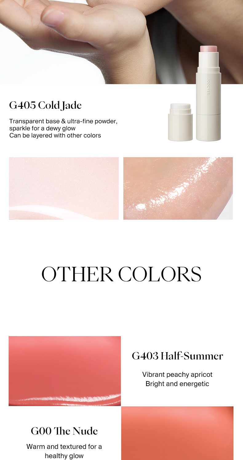 JOOCYEE GLAZED MULTI-PURPOSE STICK Long-lasting Natural for Lips and ...