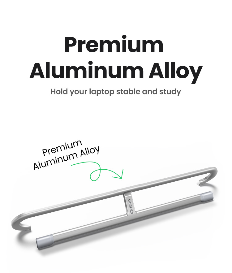 UGREEN Back Clip Holder Laptop Holder 30mm Height Adjustable Foldable ...