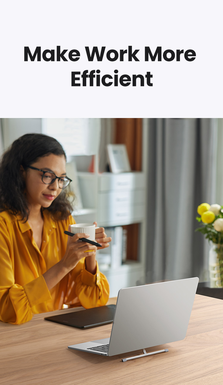 UGREEN Back Clip Holder Laptop Holder 30mm Height Adjustable Foldable ...