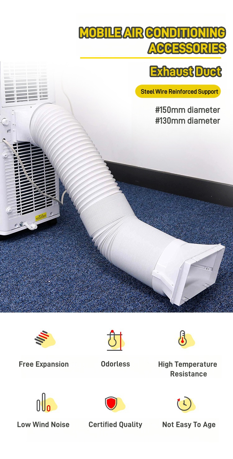 【SG READY STOCK】Flexible Air Conditioner Exhaust Pipe Ventilation Duct ...