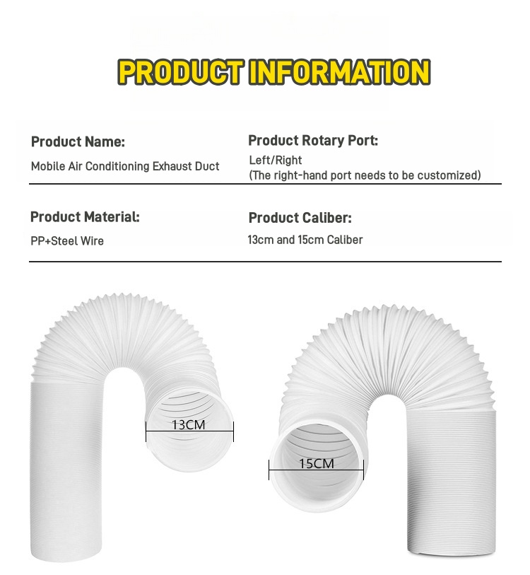 【SG READY STOCK】Flexible Air Conditioner Exhaust Pipe Ventilation Duct ...