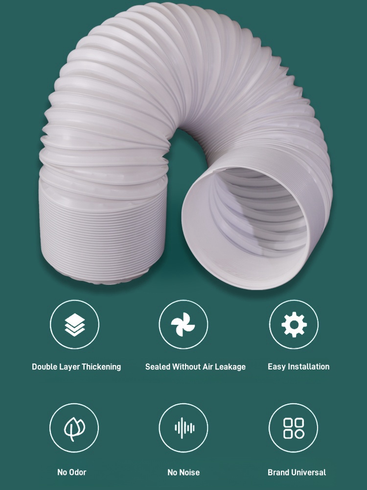 【SG READY STOCK】Flexible Air Conditioner Exhaust Pipe Ventilation Duct ...