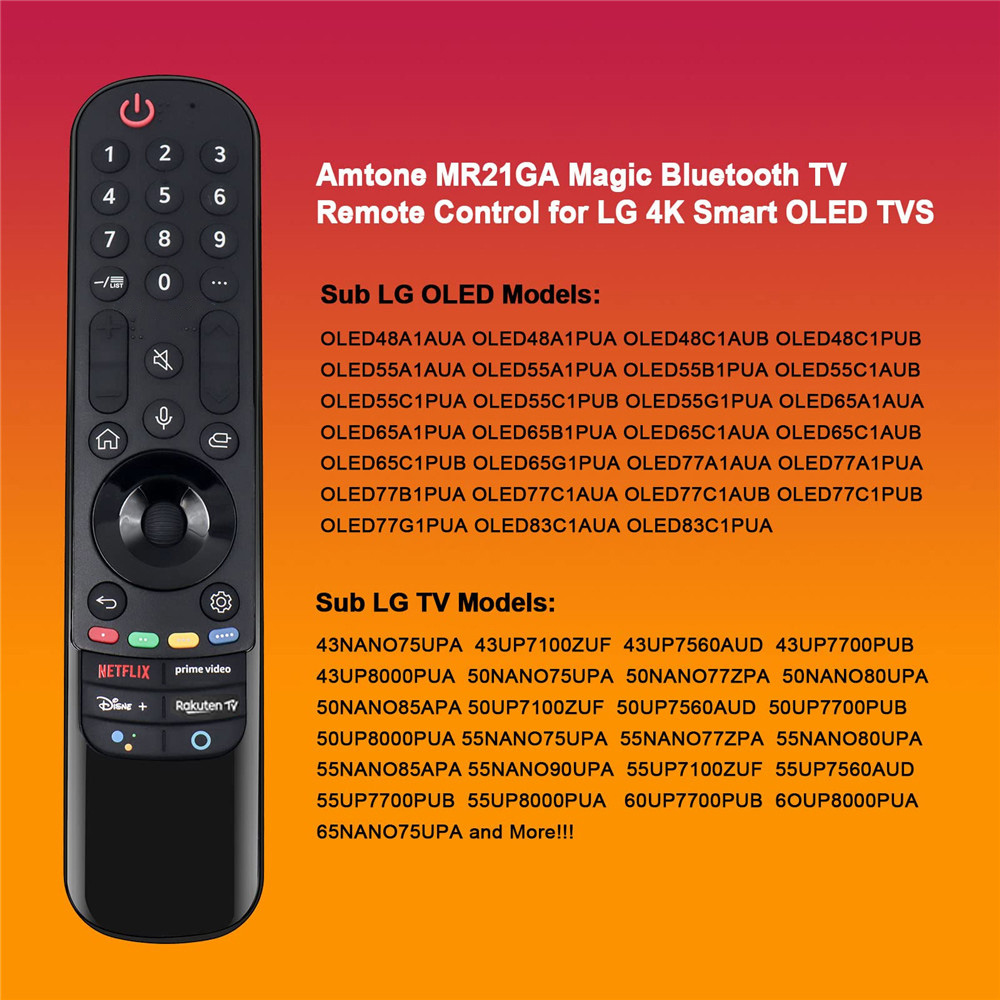 Replacement for LG Magic Remote Control MR21GA with Pointer Voice ...