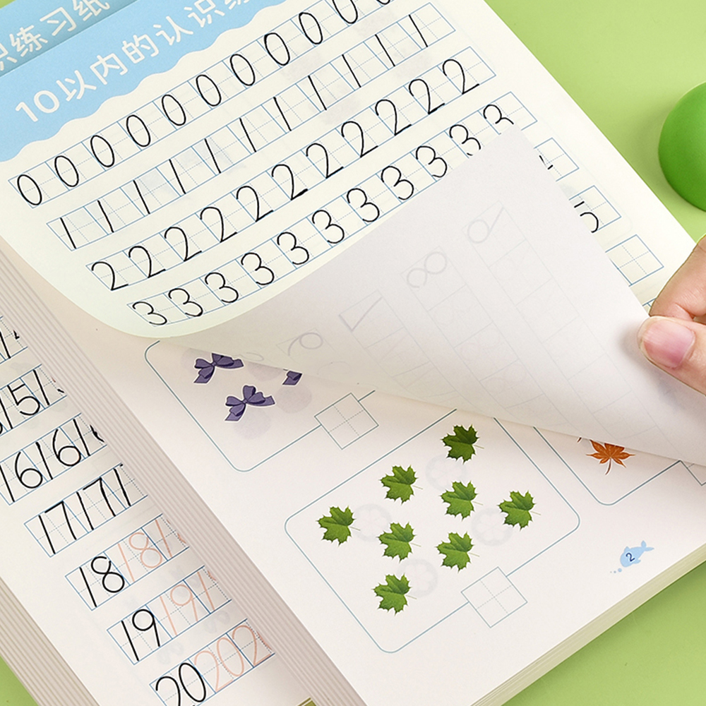 40 Pages Addition Subtraction Kids Learning Mathematics Exercise Book ...