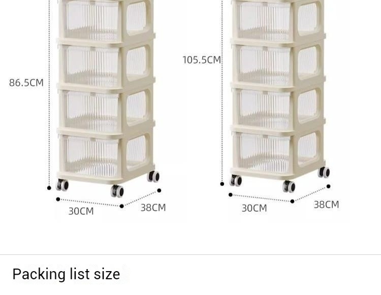 Floor multi-storey trolley multifunctional snacks and toys storage ...