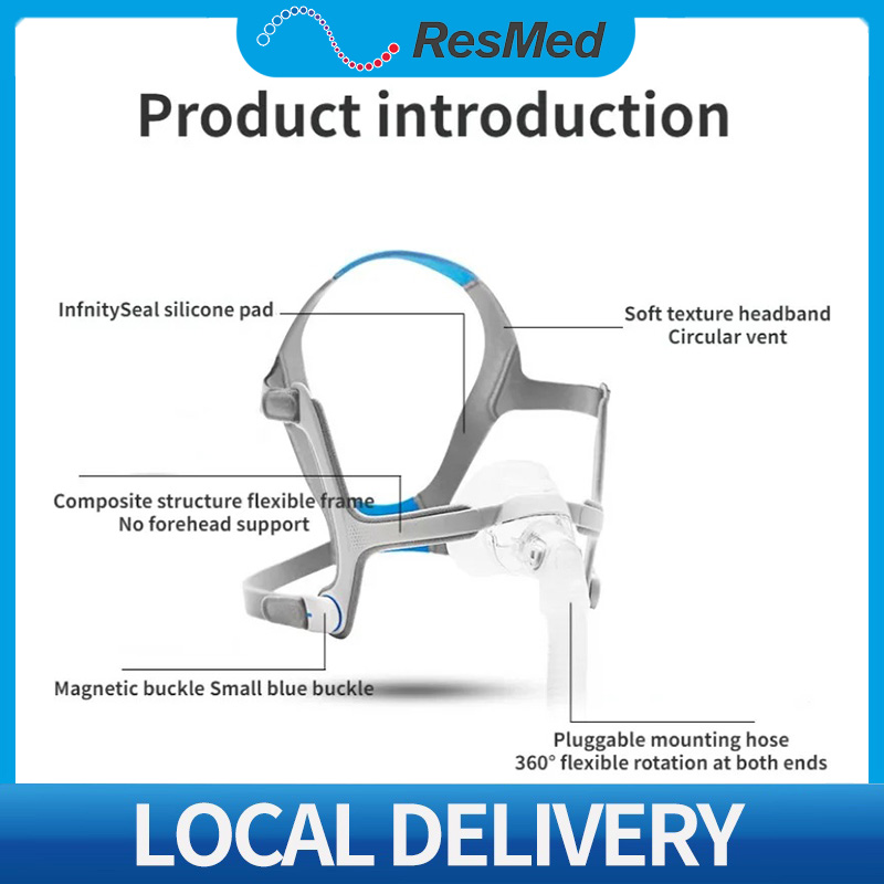 Resmed AirFit N20 Nasal Mask Sleep Breathing Nasal Mask Adult Oxygen ...