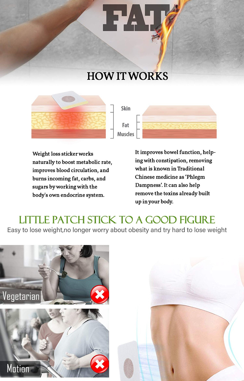 Weight loss patch slimming patch navel slimming patch fat burning patch ...