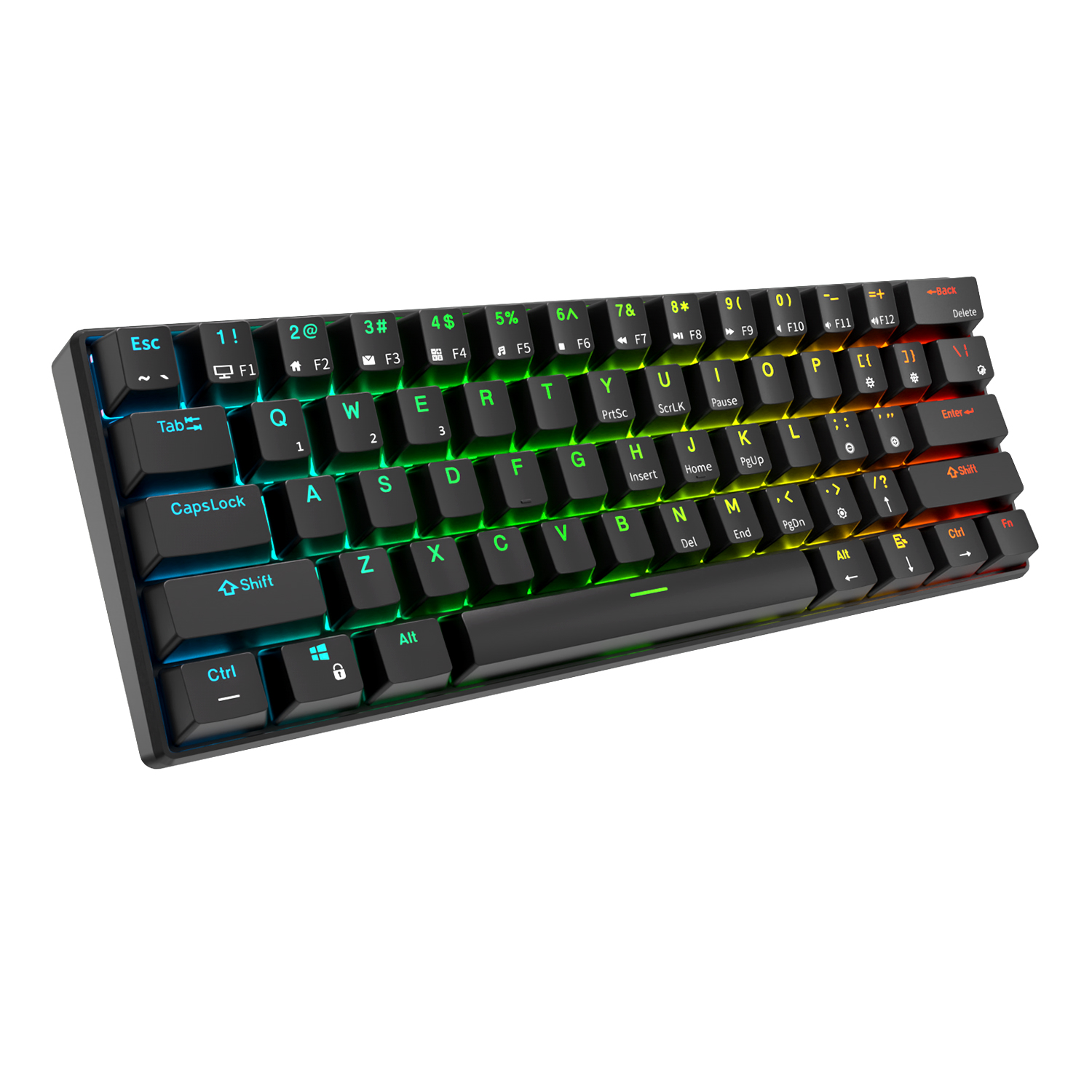 RK61 Royal Kludge Bluetooth 3.0 & USB C Dual Mode RGB Backlit Mechanical Keyboard | Shopee Singapore