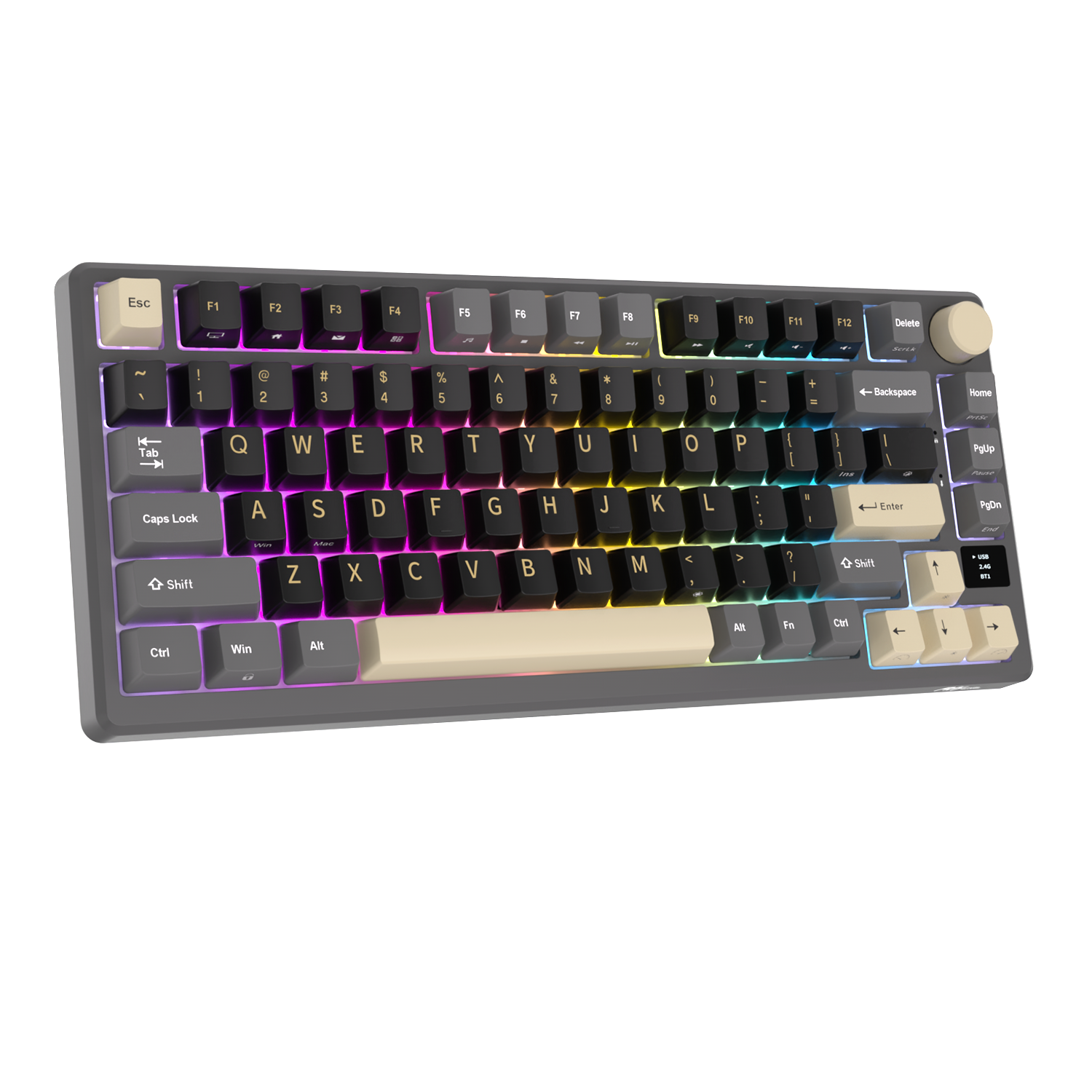 RK Royal Kludge RKM75 Phantom 81 Keys Gasket Wireless Mechanical ...